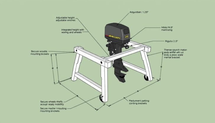 11 Expert Steps on How to Build a Boat Motor Stand at Home - Avoid Hassles