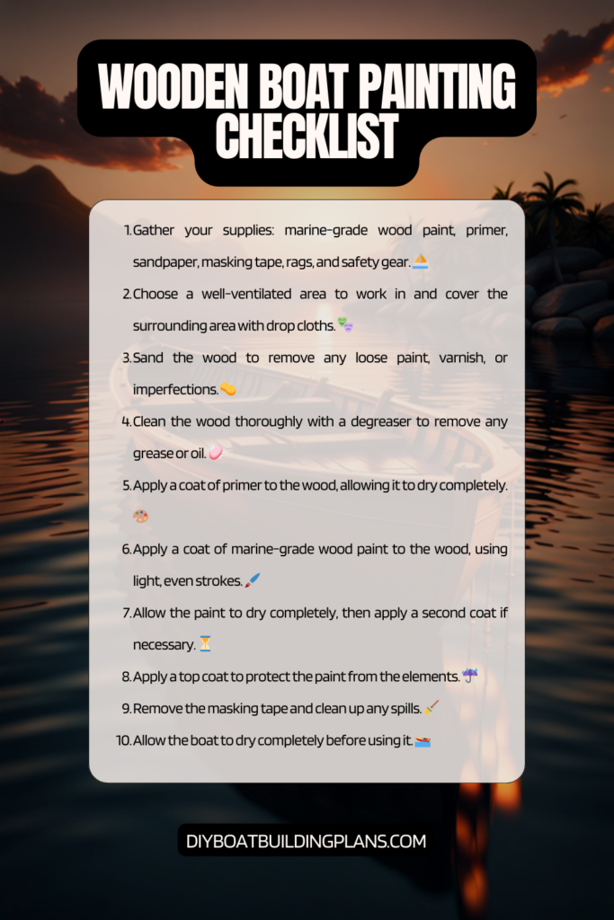 10+ Wooden Boat Painting Tips - Discover the Magic in Boat Makeovers